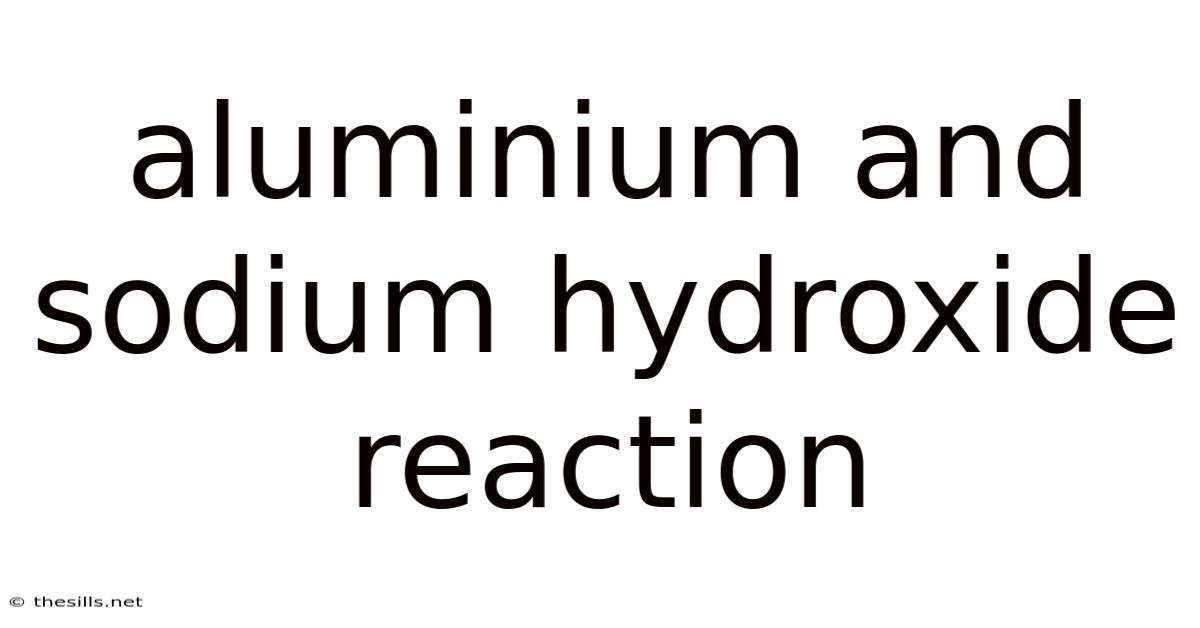 Aluminium And Sodium Hydroxide Reaction